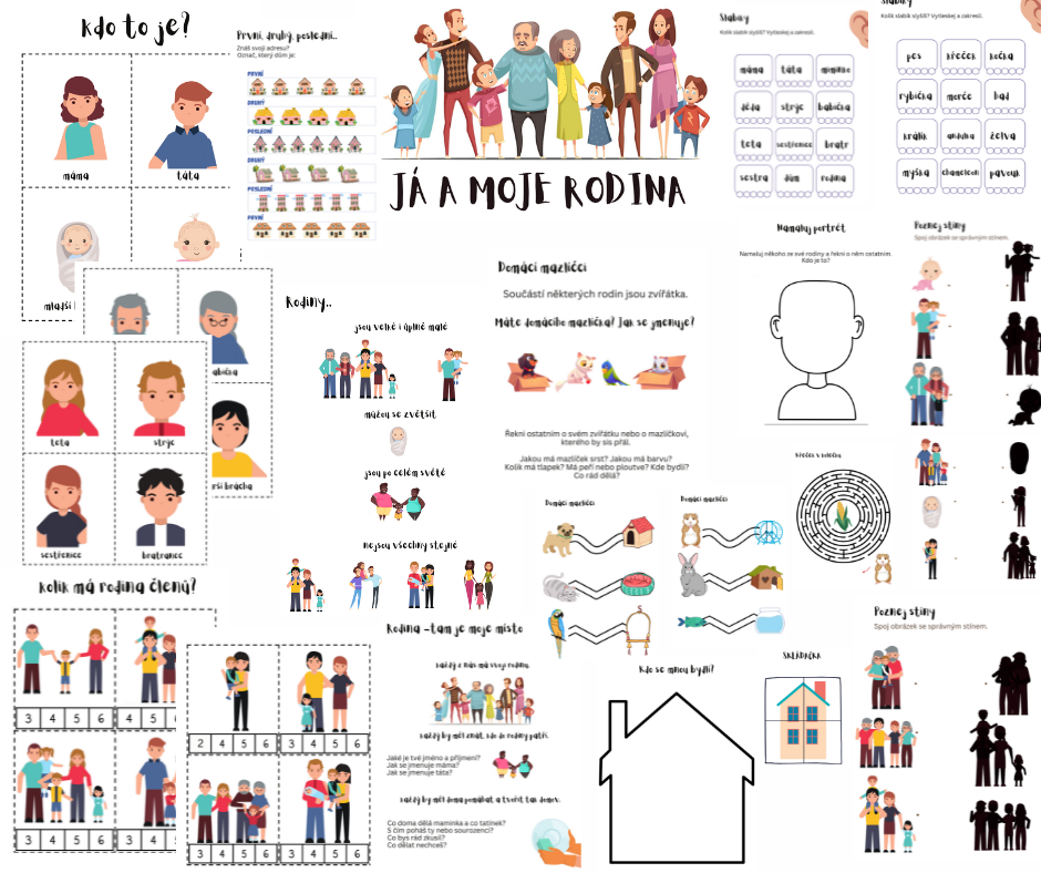 Já a moje rodina - Den rodiny - Nezařazené k předmětu | UčiteléUčitelům.cz